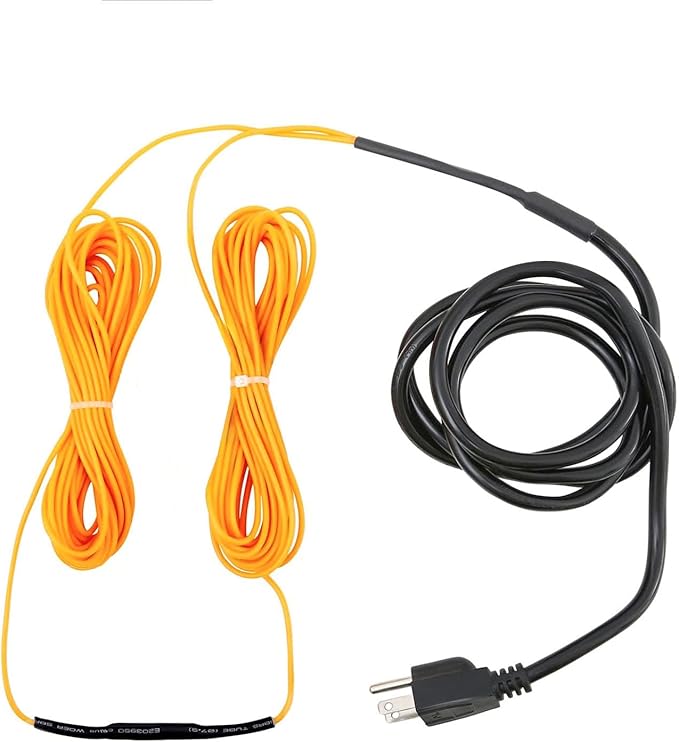 Soil Heating Warming Cable 25ft for Plants Built-in Thermostat for See ...